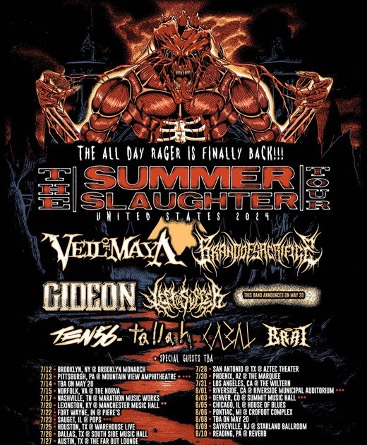 Brand of Sacrifice on the Summer Slaughter Tour – BRAND OF SACRIFICE