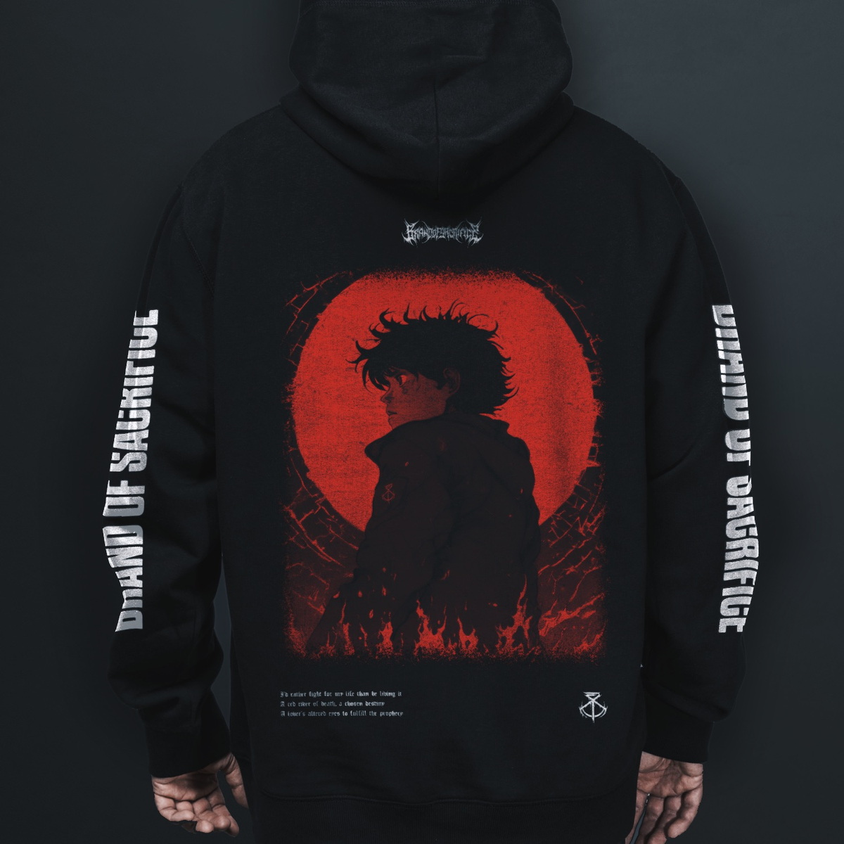 Altered Eyes Graphic Black Pullover – BRAND OF SACRIFICE