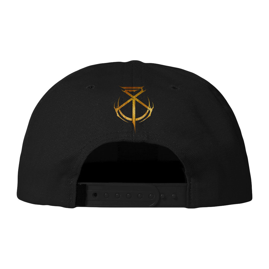 Gold Logo w/ Sigil Black Snapback Hat – BRAND OF SACRIFICE